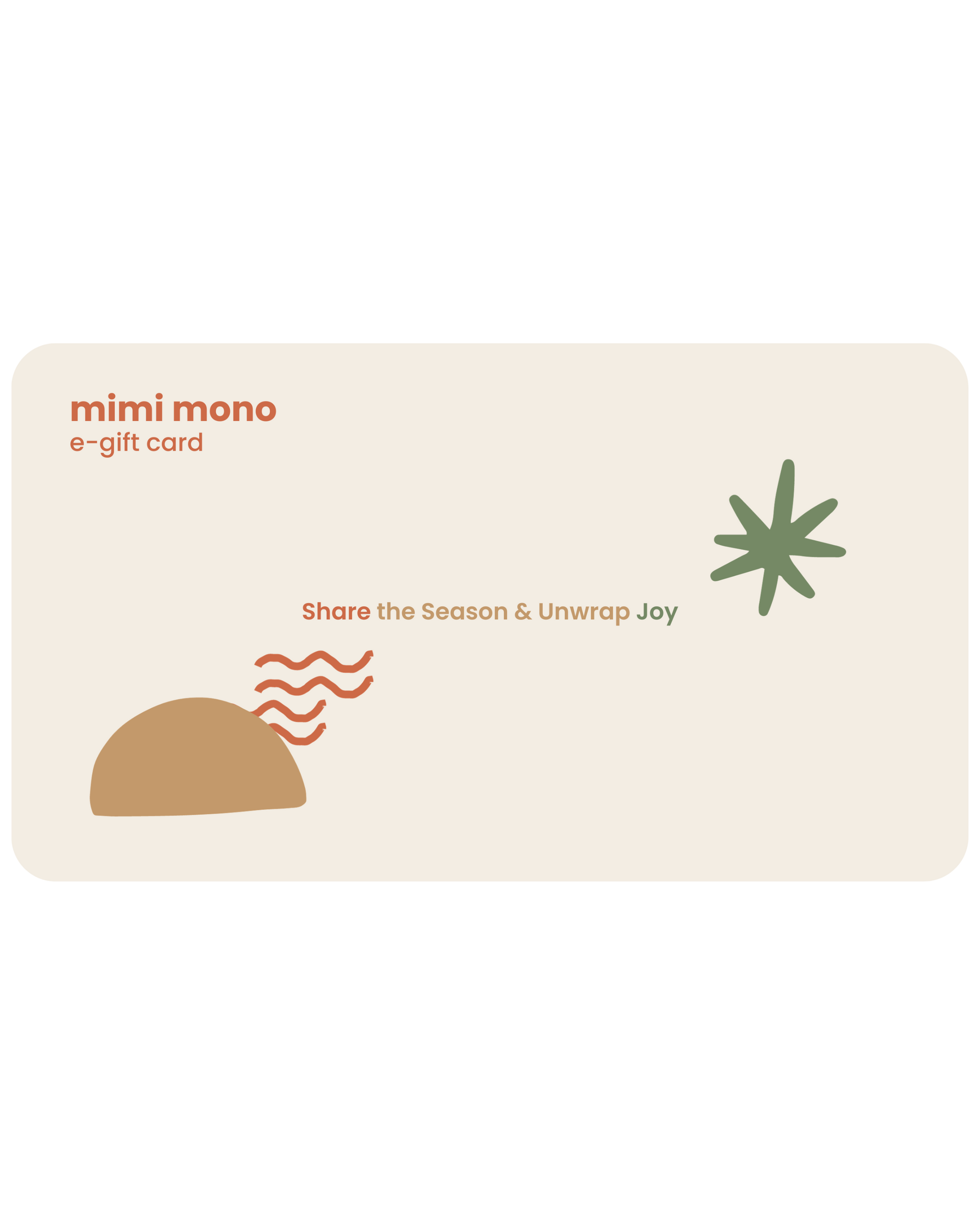 mimi mono Privilege e-Card | Gifts for Families, Gifts for Kids, Gifts ...