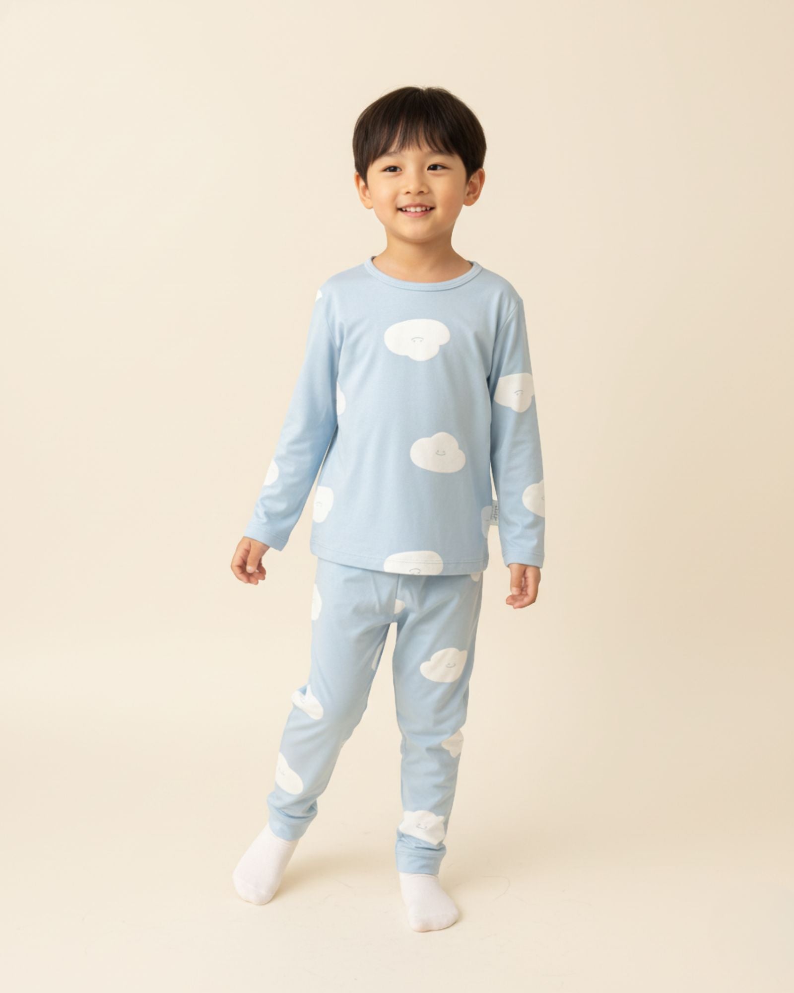 Blue Cloud Pyjamas Set for Boys 18M-12Y, Children's Pyjamas