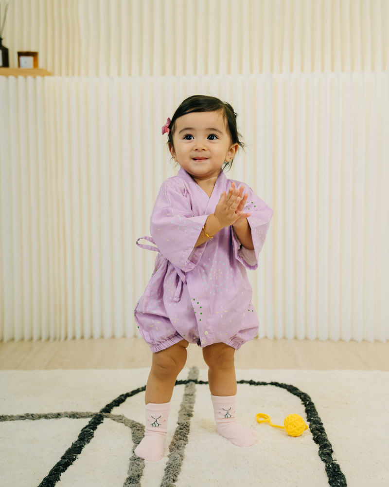 Hanabi Baby Kimono - Sunset, Pink Baby Girl Clothes, Newborn Baby Gifts ...